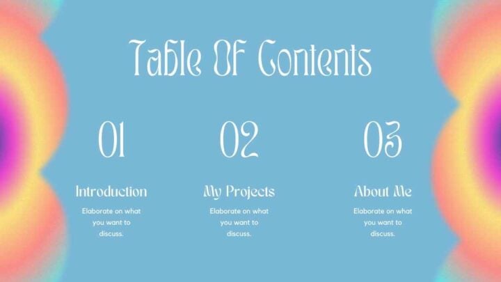 Self Introduction for College Admission. Free Presentation Template ...