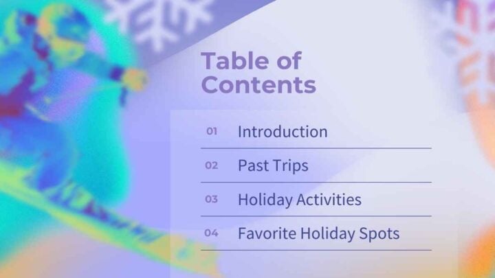 Winter Holiday. Free Slides Template — SlidesCarnival