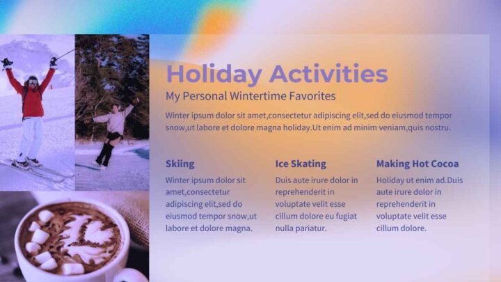 Winter Holiday. Free Slides Template — SlidesCarnival