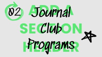 Graphic Doodle School Journal Club. Free Presentation Template ...