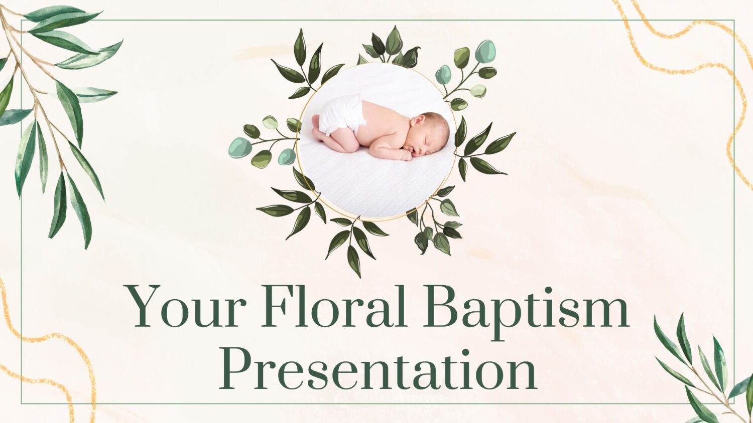 Baptism Powerpoint Background Slide