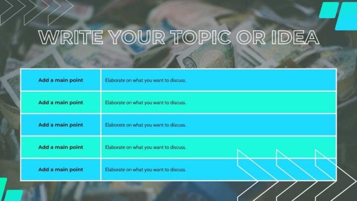 Green and Blue Neon Animated Economics Thesis. Free Presentation ...