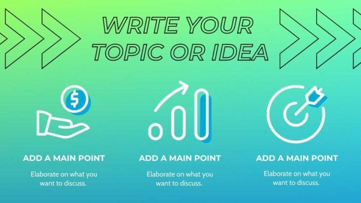 Green and Blue Neon Animated Economics Thesis. Free Presentation ...