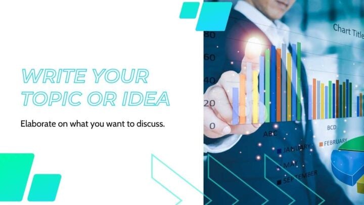 Green and Blue Neon Animated Economics Thesis. Free Presentation ...