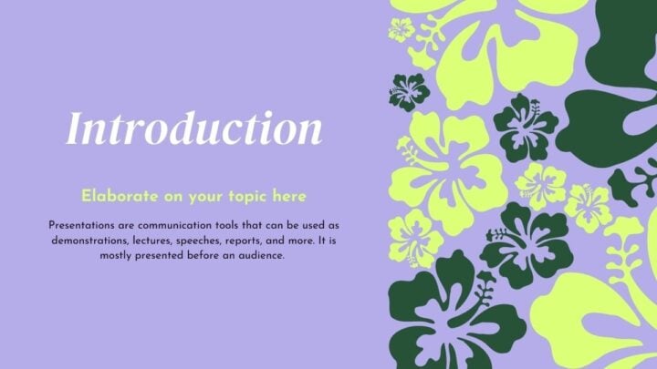 Modern Nature Tree Planting. Free PPT & Google Slides Template ...