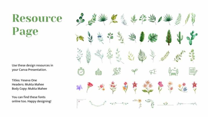 Watercolor Botanical Garden Field Trip. Free PPT & Google Slides ...