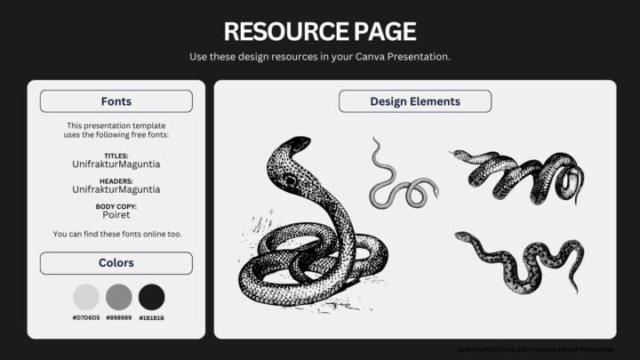 Grunge Gothic Aesthetic. Free Slides Template — SlidesCarnival