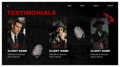 True Crime . Free PPT & Google Slides Template — SlidesCarnival