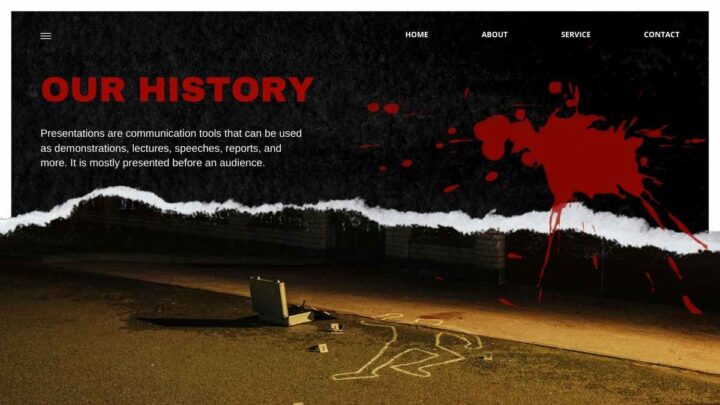 True Crime . Free PPT & Google Slides Template — SlidesCarnival