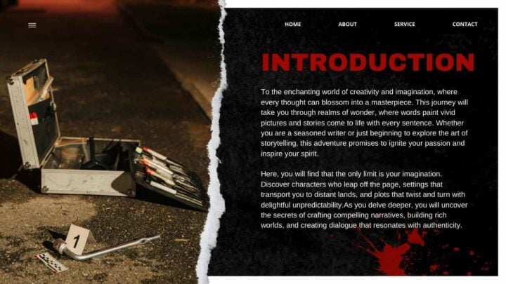 True Crime . Free PPT & Google Slides Template — SlidesCarnival
