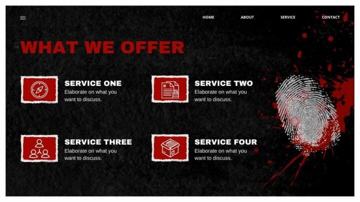 True Crime . Free PPT & Google Slides Template — SlidesCarnival