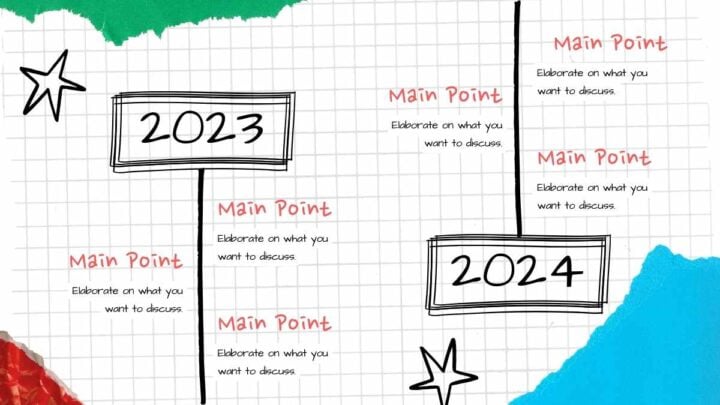 Hand-Drawn Timeline Infographics. Free PPT & Google Slides Template ...