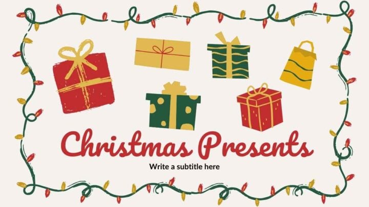 Free Christmas Wish List Slide Templates & Google Slides Themes ...