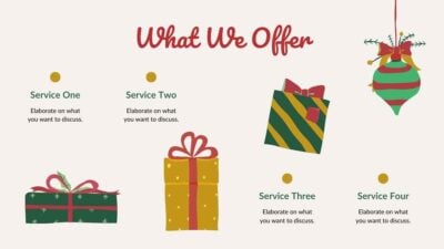 Hand-drawn Illustrated Christmas Presents. PPT & Google Slides Template ...