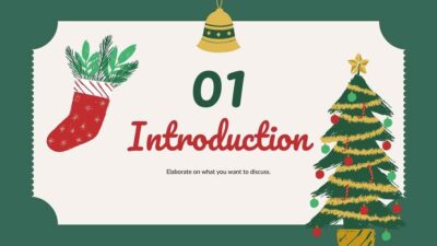 Hand-drawn Illustrated Christmas Presents. PPT & Google Slides Template ...