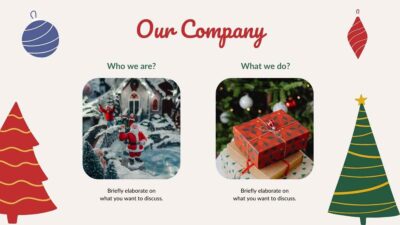 Hand-drawn Illustrated Christmas Presents. PPT & Google Slides Template ...