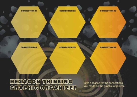 Hexagon Thinking Graphic Organizer. Free Infographics Template ...