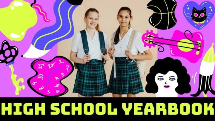 Neon High School Yearbook. Free PPT & Google Slides Template ...