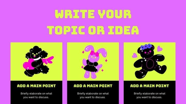 Neon High School Yearbook. Free PPT & Google Slides Template ...