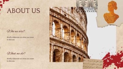 History Subject for High School Roman Empire Brown Scrapbook ...