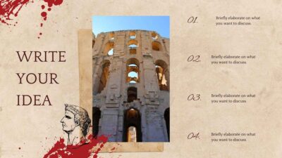 History Subject for High School Roman Empire Brown Scrapbook ...
