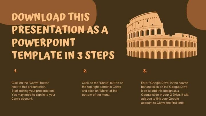 History Subject for Middle School Ancient World Brown and Orange ...
