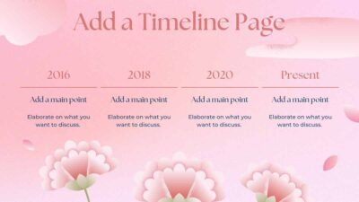 Línea de tiempo histórica: plantilla de presentación gratis