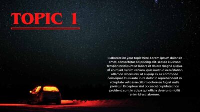 Peculiar Things Horror Style. Free Slides Template — SlidesCarnival