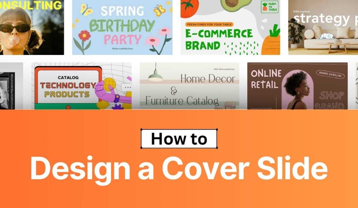 How to Design a Presentation Cover Page That Will Captivate Your ...