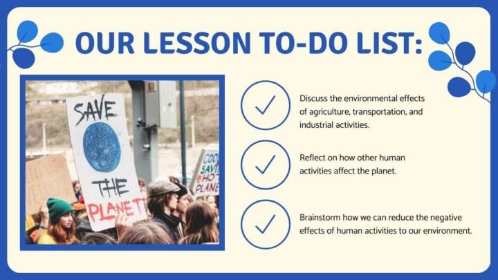 Human Impact on the Environment Science Lesson for High School. Free ...