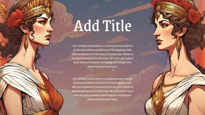 Ancient Greek Goddess: Aphrodite. Free PPT & Google Slides Template ...
