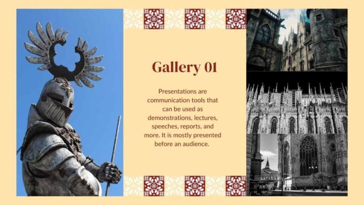 Illustrated Art History Subject: Early Medieval Art. Free PPT & Google ...