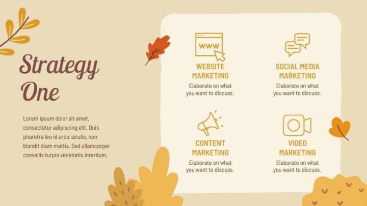 Illustrated Autumn Background. Free PPT & Google Slides Template ...