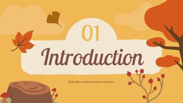Illustrated Autumn Background. Free PPT & Google Slides Template ...