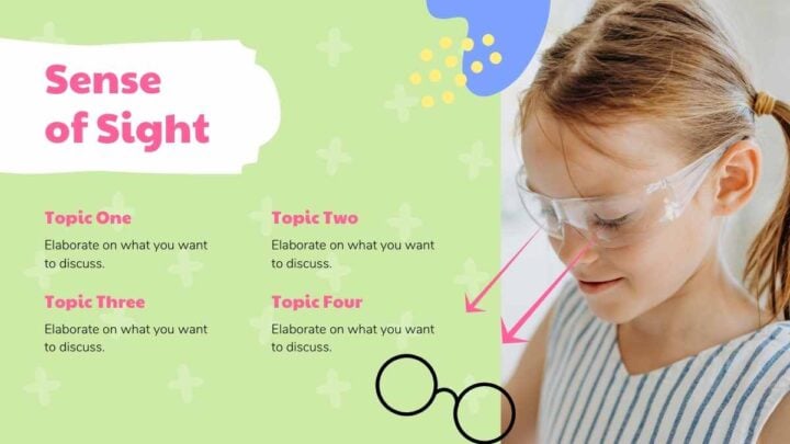 Illustrated Biology Five Senses. Free PPT & Google Slides Template ...