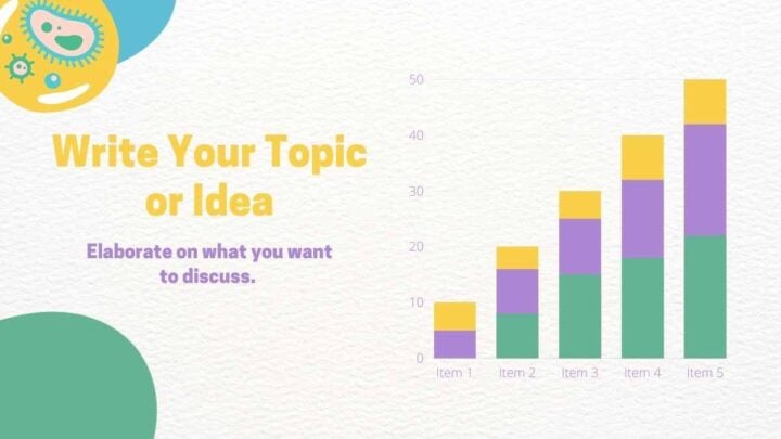 Illustrated Biology Germs & Diseases. Free Presentation Template ...