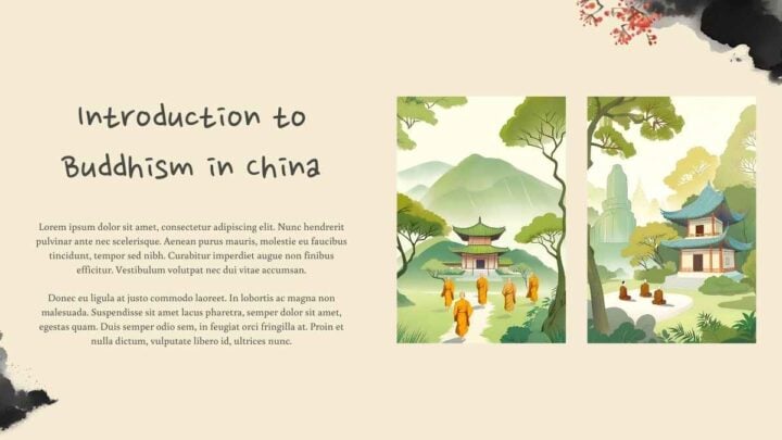 Buddhism In China. Free PPT & Google Slides Template — SlidesCarnival