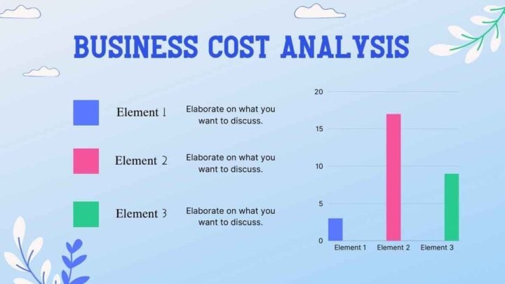 Illustrated Business Cost Analysis Infographics. Free Infographics ...
