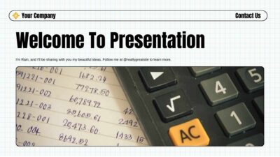 Business Math for Accounting. Slides Template — SlidesCarnival