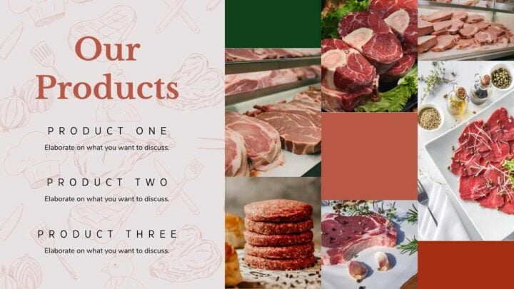 Butcher Shop Business Plan. Free Presentation Template — SlidesCarnival