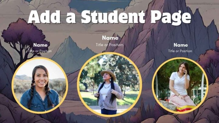 Illustrated Canadian First Nations. Free Presentation Template ...