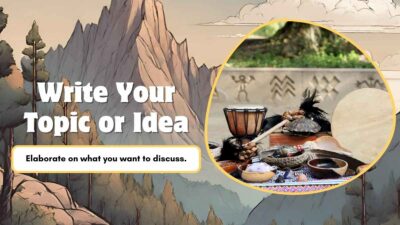 Illustrated Canadian First Nations. Free Presentation Template ...