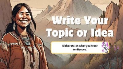 Illustrated Canadian First Nations. Free Presentation Template ...