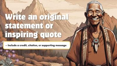 Illustrated Canadian First Nations. Free Presentation Template ...