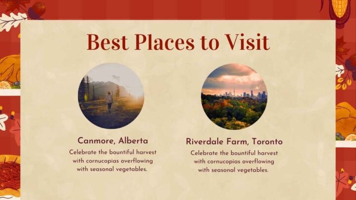 Canadian Thanksgiving Day Background. Free PPT & Google Slides Template ...