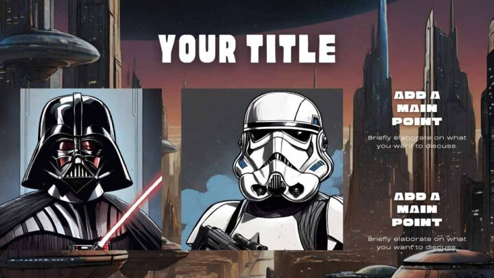 Illustrated Celebrating May the 4th. Free Presentation Template ...