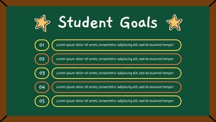 Chalkboard Background Theme for Elementary. Free PPT & Google Slides ...