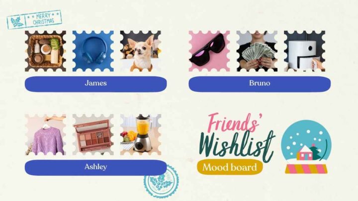 Christmas Gift Wishlist Presentation for Family and Friends. Slides ...