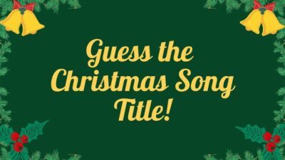 Christmas Singing Tradition Game Night. Free PPT & Google Slides ...