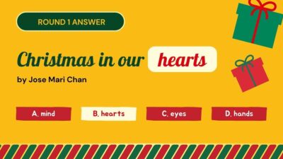 Christmas Singing Tradition Game Night. Free PPT & Google Slides ...
